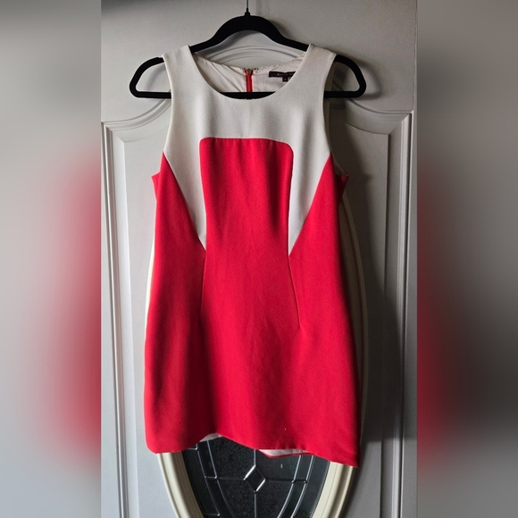 RACHEL Rachel Roy | Dresses | Rachel Rachel Roy Orange And White ...
